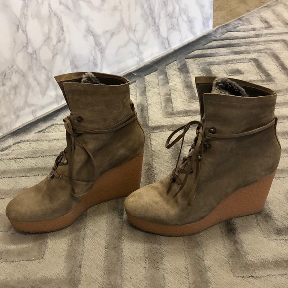 COCLICO | Shoes | Coclico Wedged Laceup Boots | Poshmark